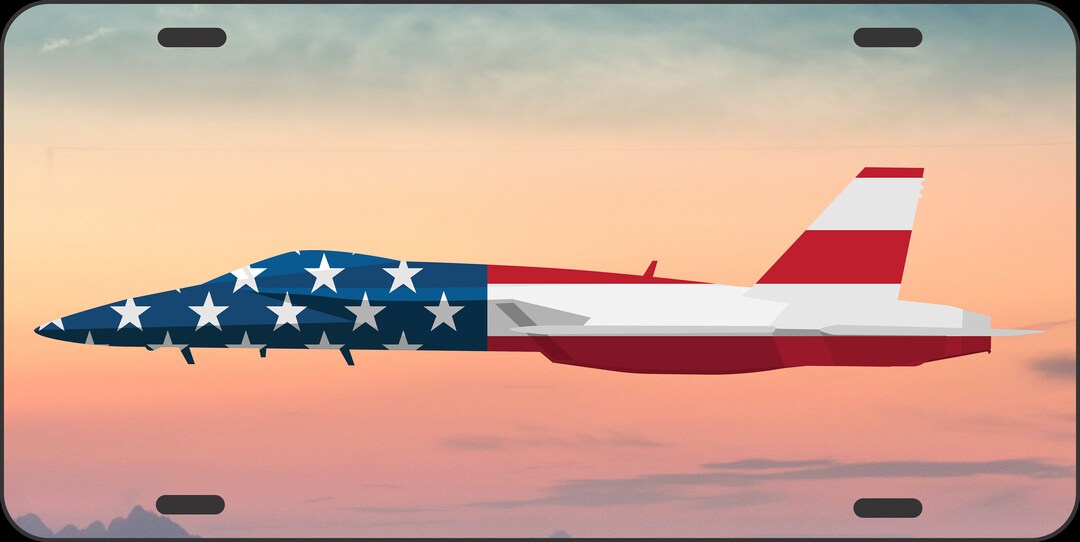 Military FIGHTER JET Novelty License Plate - Etsy