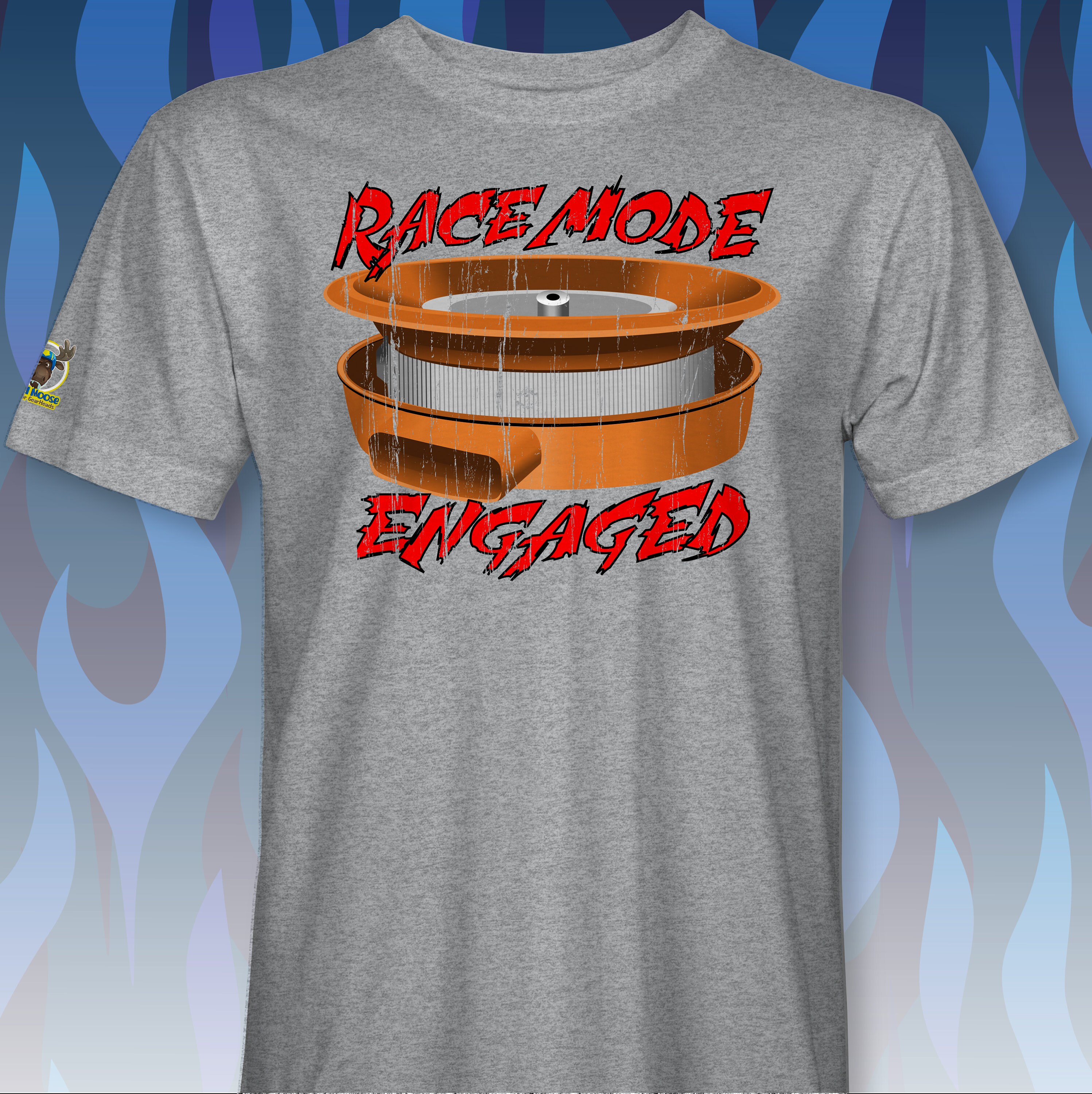 Race Mode Engaged Flipped Air Cleaner Lid T-shirt You Choose - Etsy