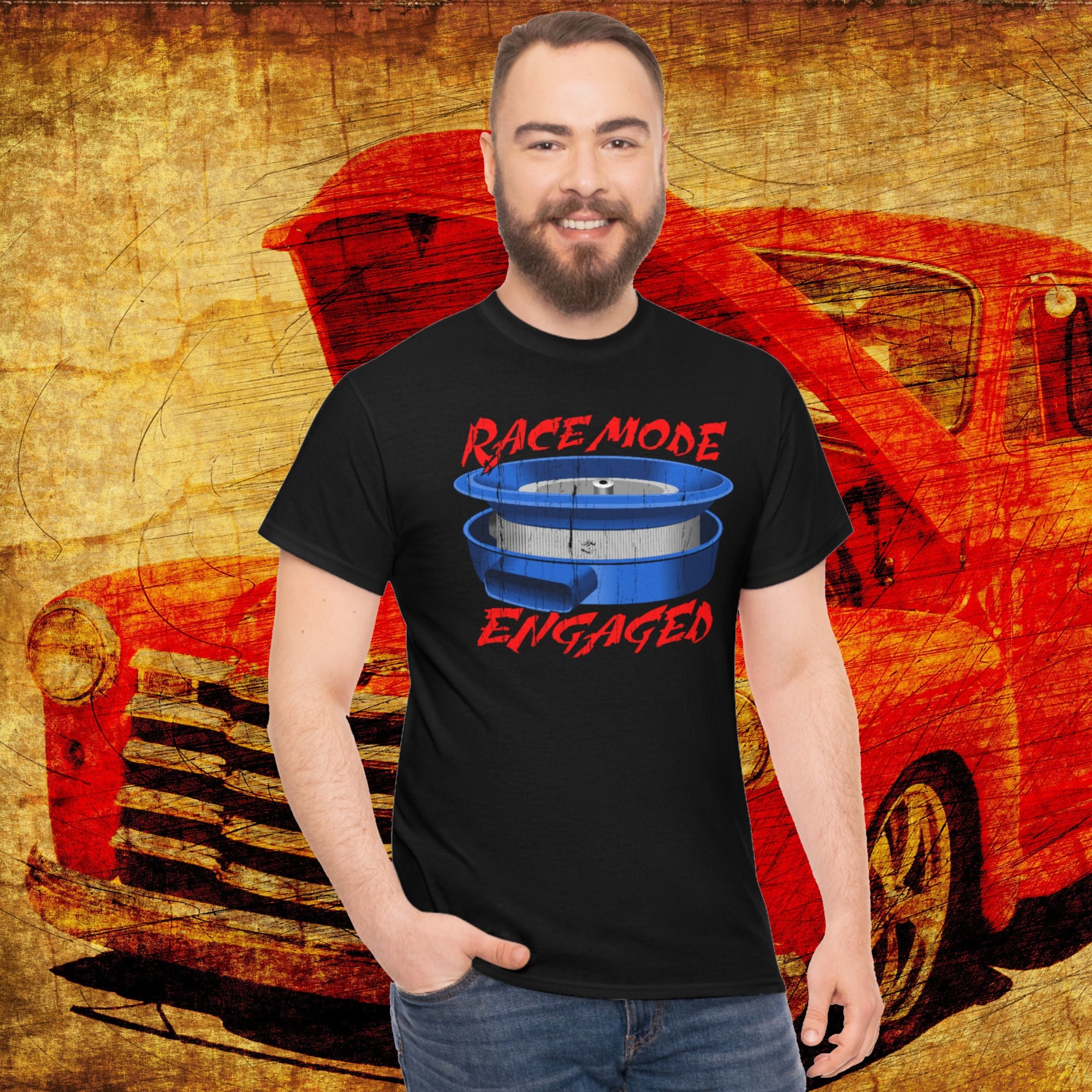 Race Mode Engaged Flipped Air Cleaner Lid T-shirt You Choose - Etsy