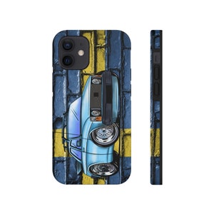 Cartoon Style 242 on Swedish Brick Background Tough Phone Cases, Case ...