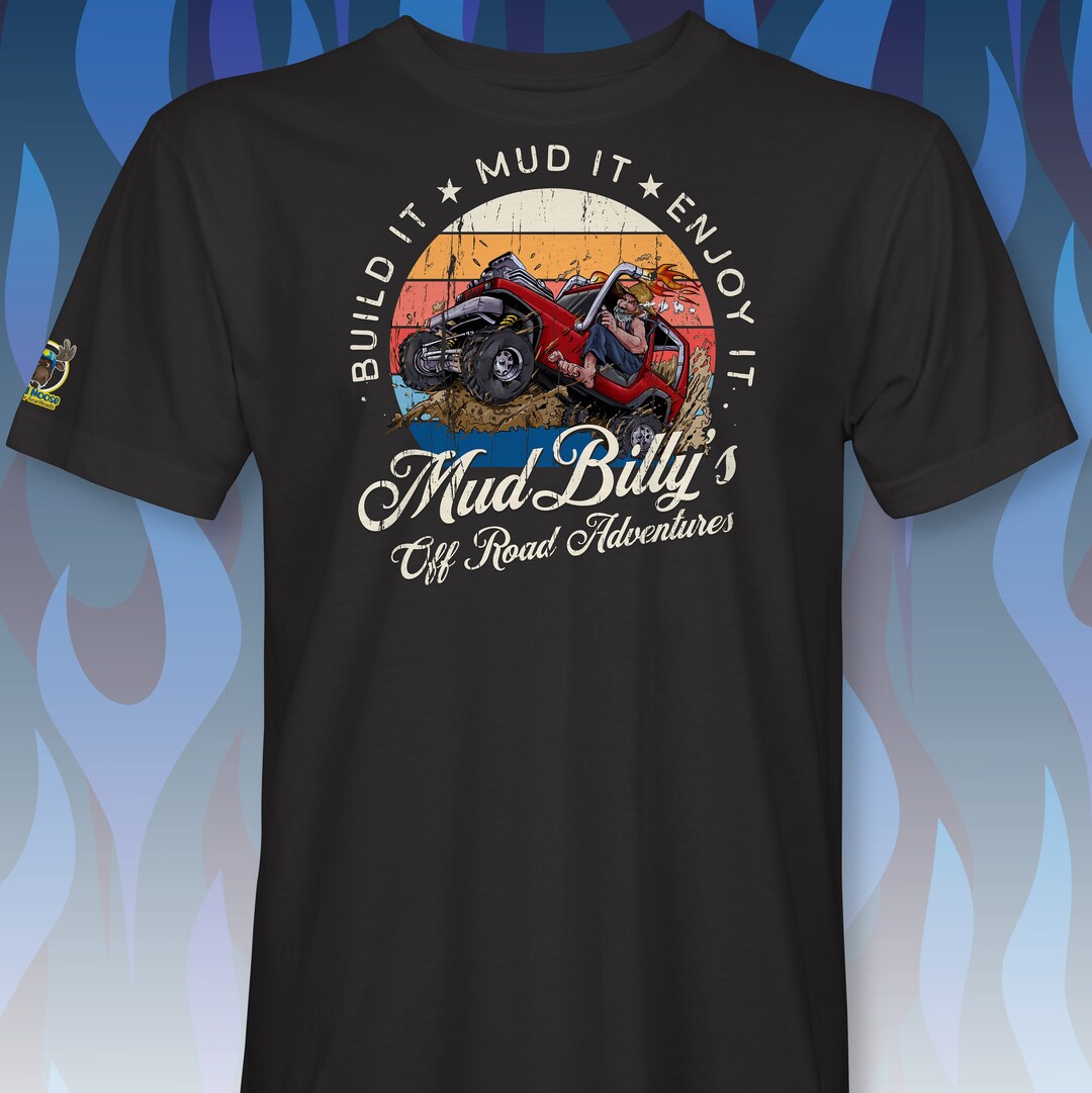 Mud Billy's Off-road Adventure Distressed T-shirt RM0282 - Etsy