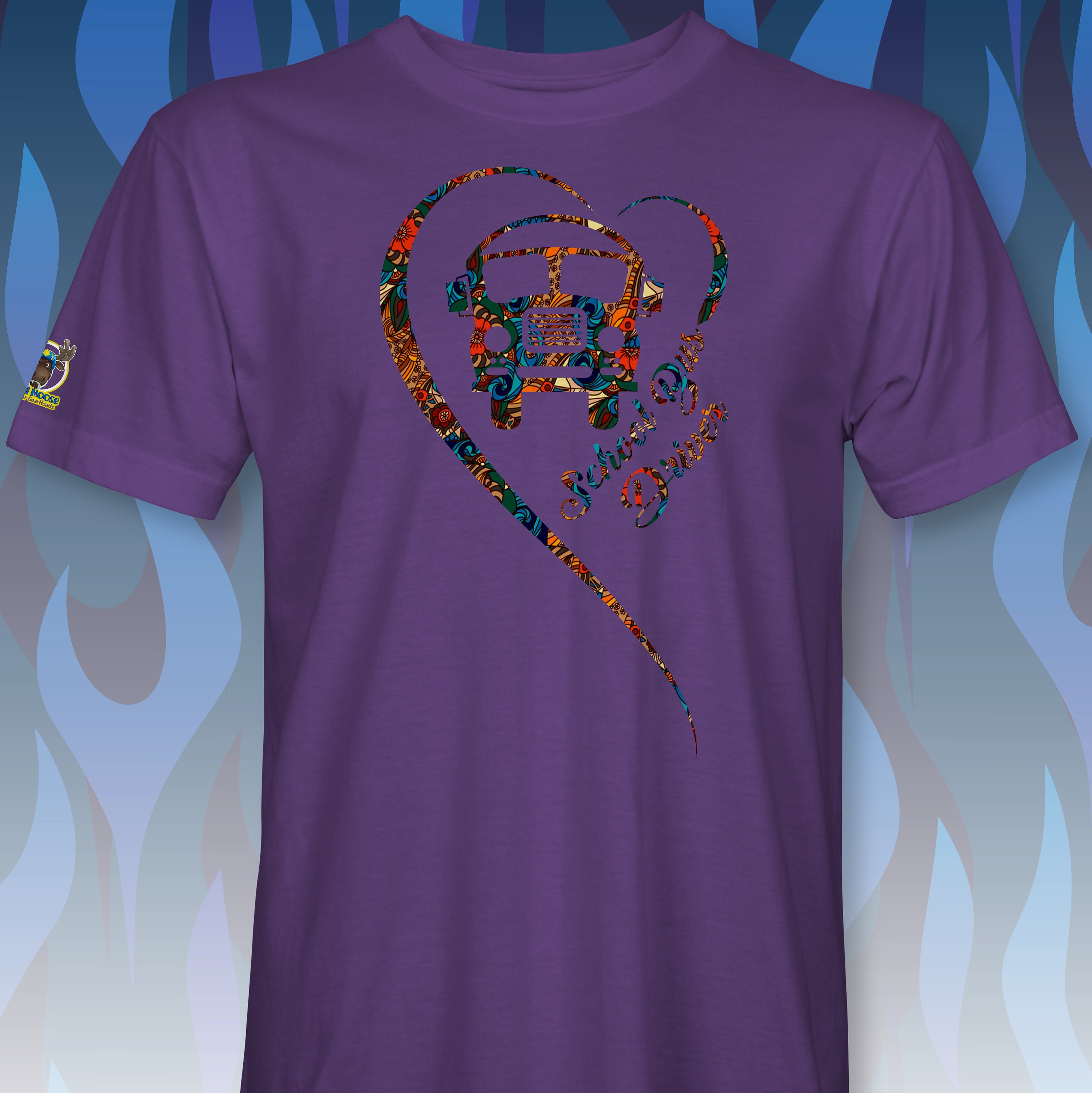 School Bus Driver Heart bus Driver T-shirt RM0051 - Etsy