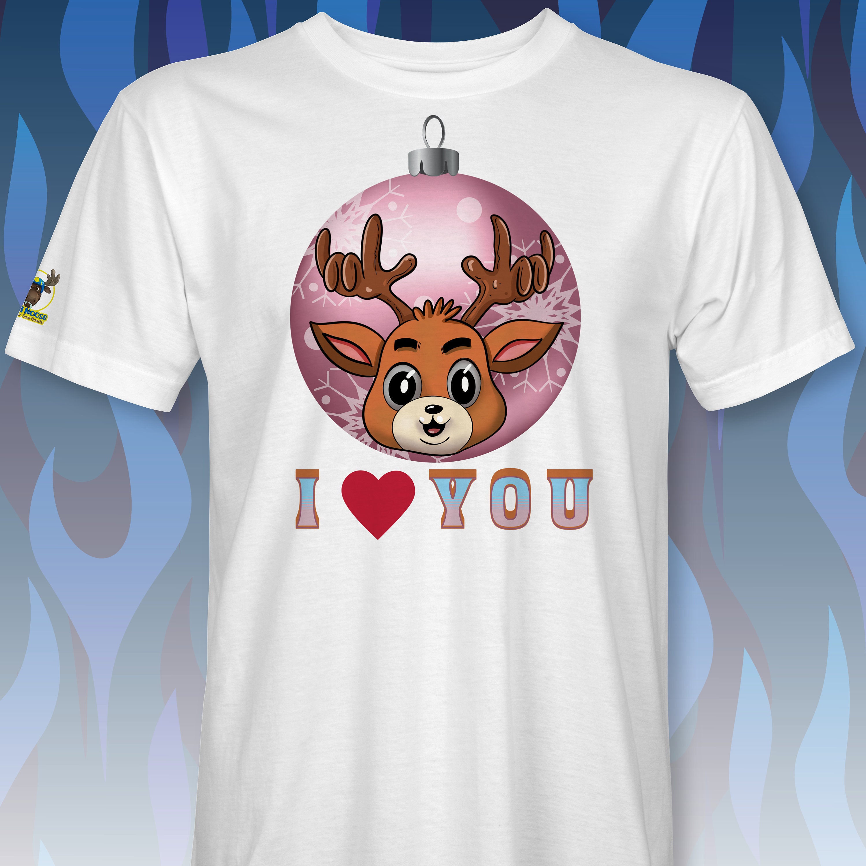 Cute Deer With American Sign Language ASL I Love You Antlers - Etsy