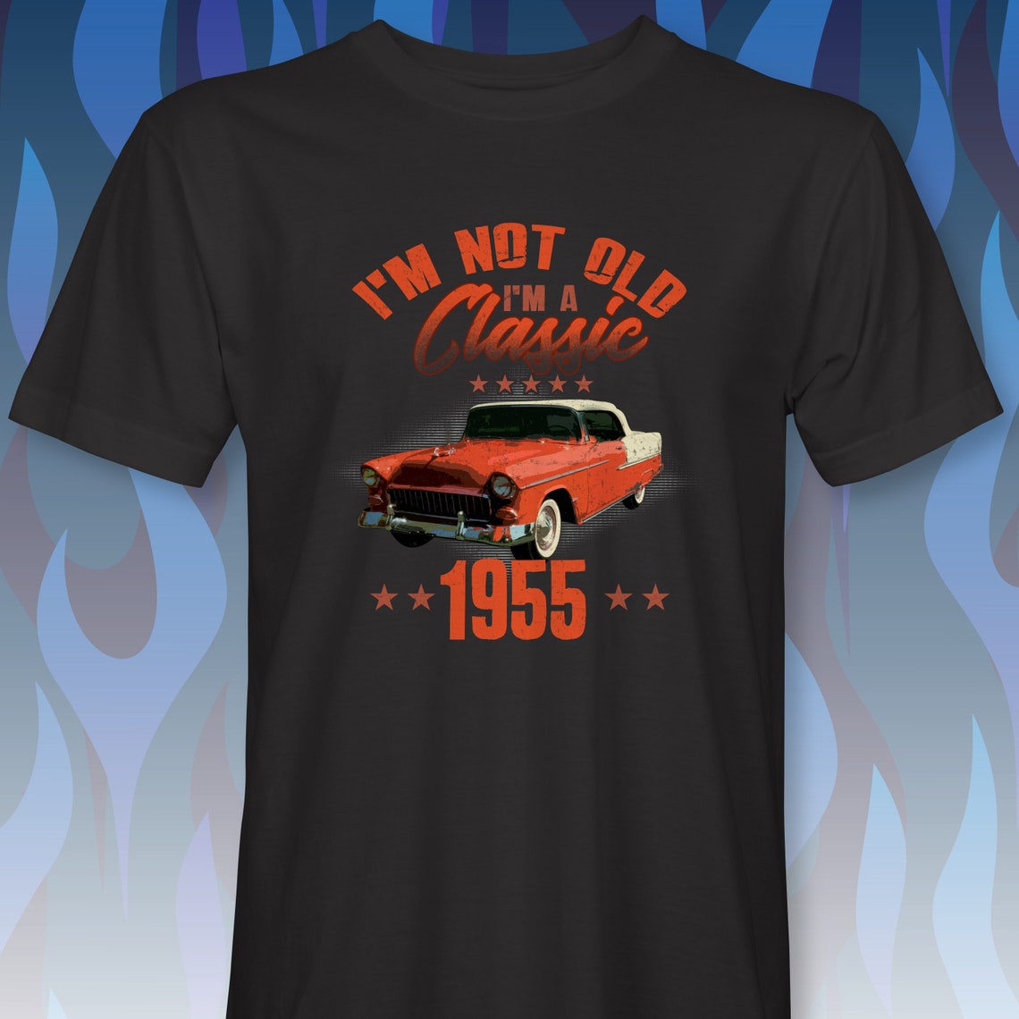 Classic 1955 Chevy Bel Air Convertible T-shirt - Etsy