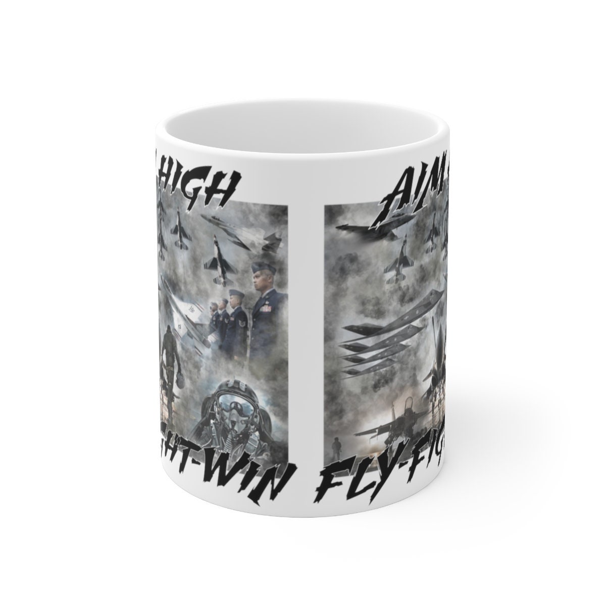US Air Force Collage With AF Motto Ceramic Coffee Mug - Etsy
