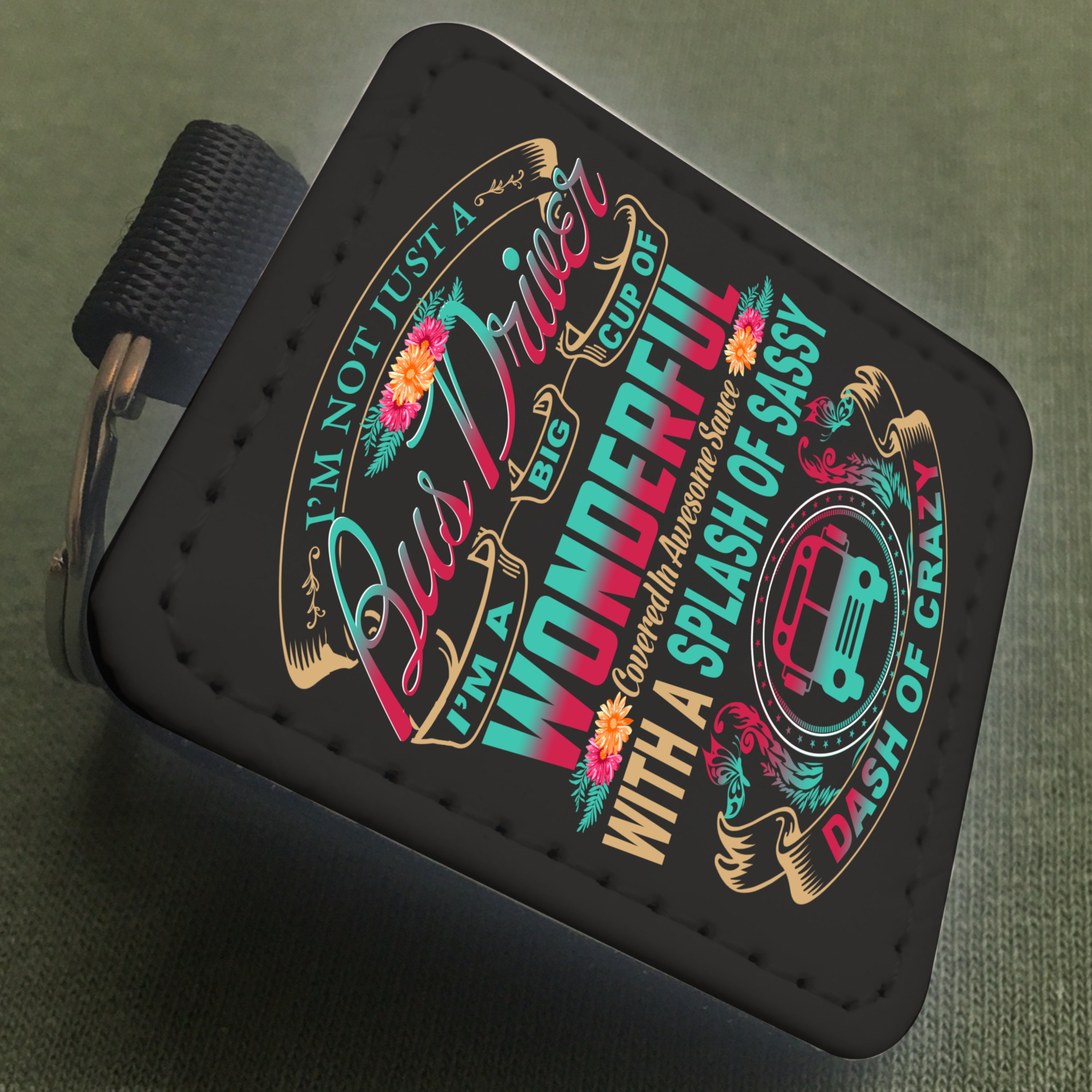 Not Just A Bus Driver Key Fob Chain KF022 - Etsy