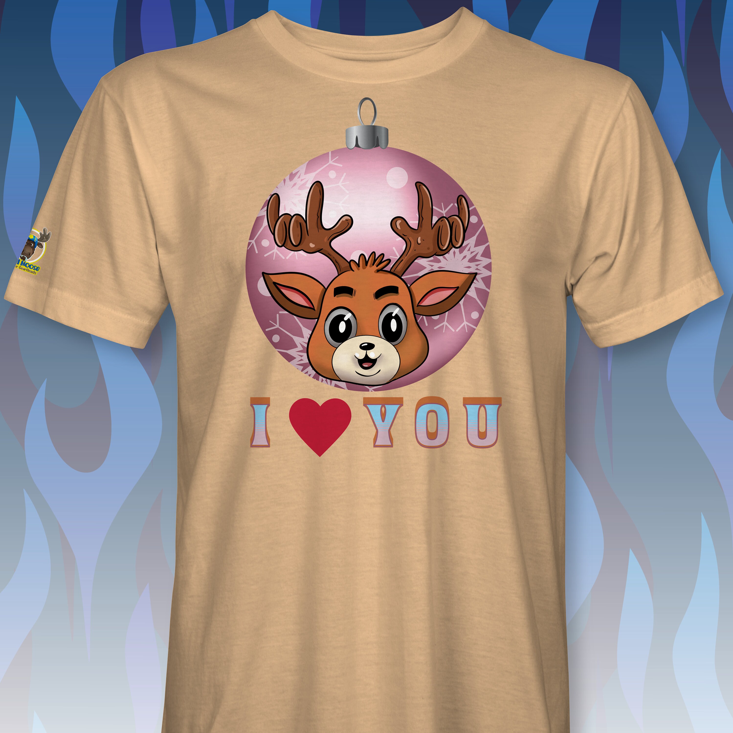 Cute Deer With American Sign Language ASL I Love You Antlers - Etsy