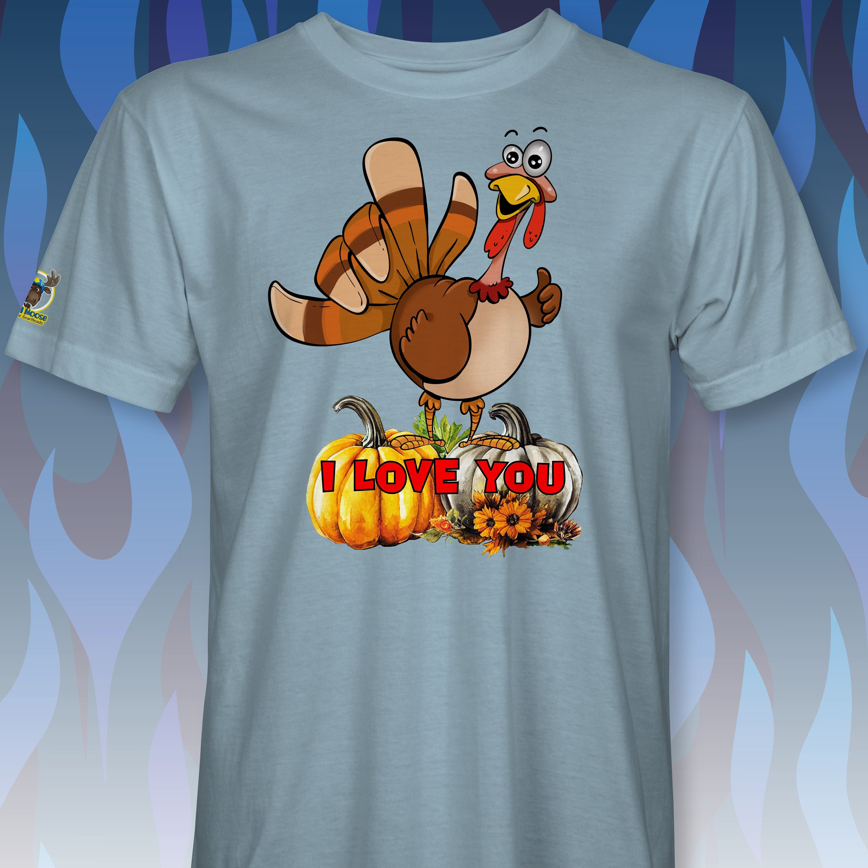 Cute Turkey With American Sign Language ASL I Love You Tail - Etsy