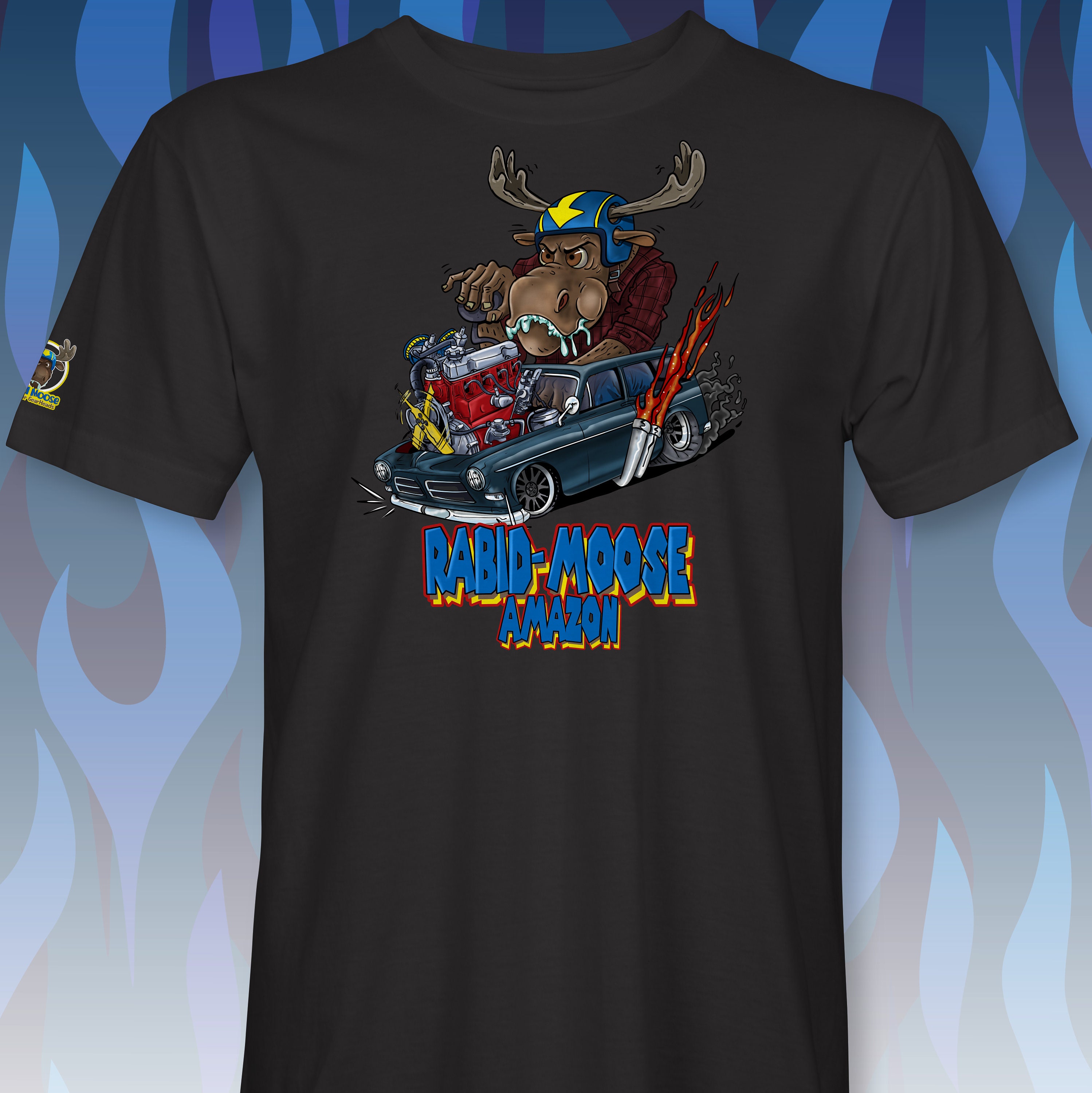 Rat Fink Style Rabid-moose Amazon T-shirt RM0015 - Etsy