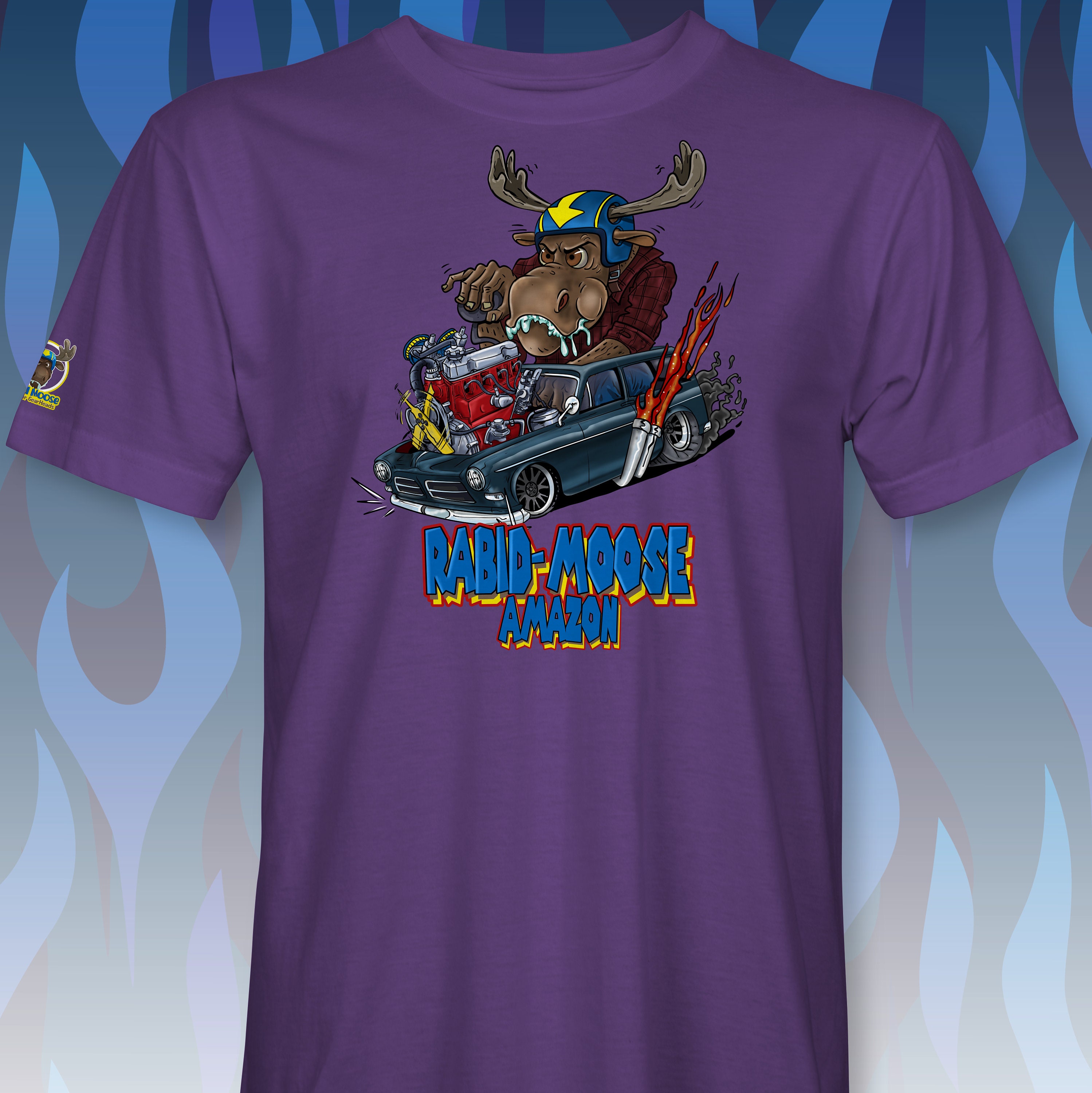 Rat Fink Style Rabid-moose Amazon T-shirt RM0015 - Etsy