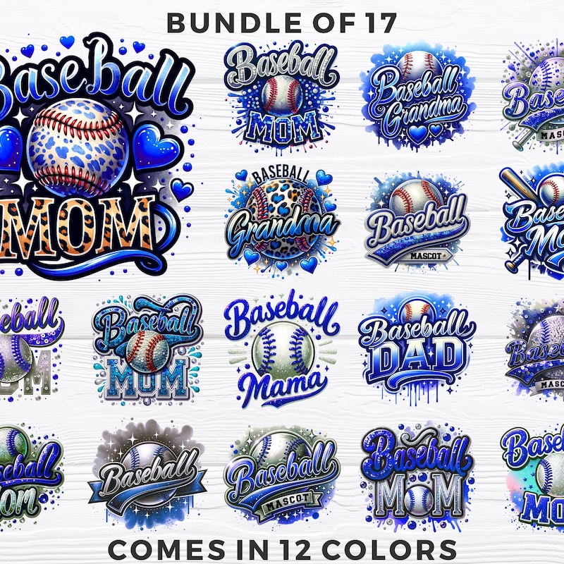 Baseball Sublimation Designs - Etsy