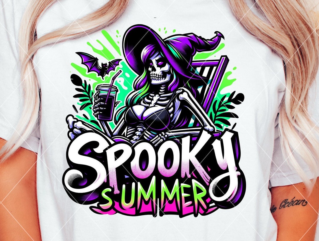 Spooky Summer Png - Funny Png - Print File - Funny Summer Sublimation ...