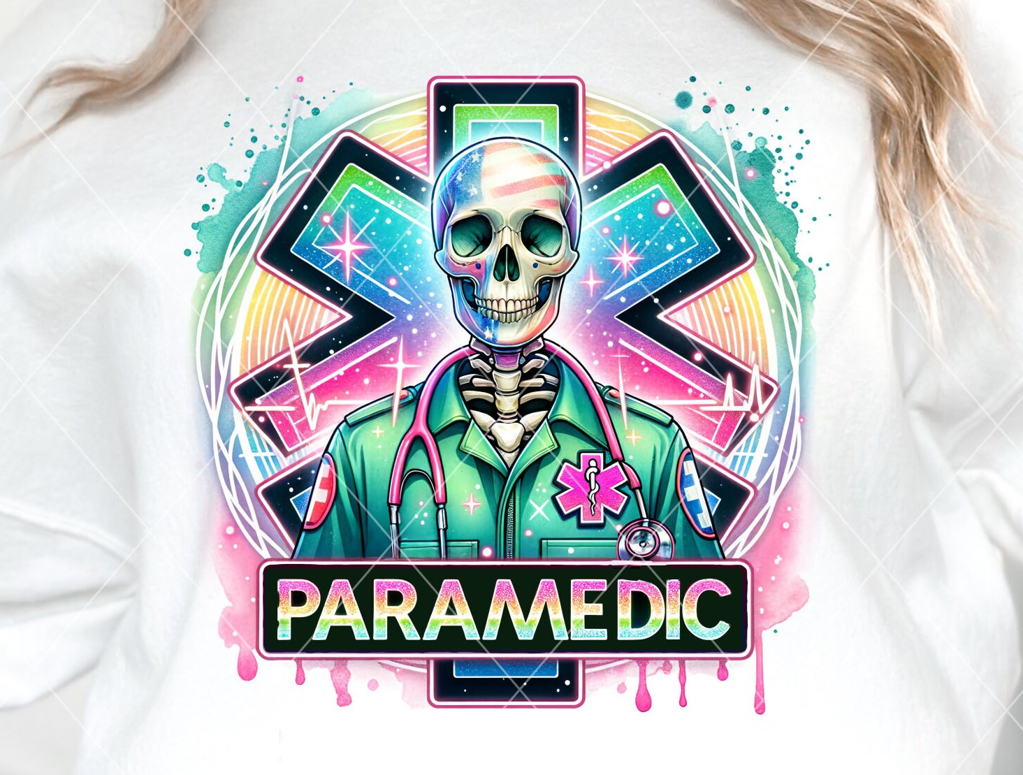 Paramedic Skeleton Png - Occupation Png - Print File - Paramedic ...