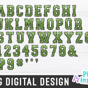 Sequin Sport Alphabet Png - Lime Green and Black Alphabet - Png Print ...
