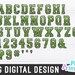 Sequin Sport Alphabet Png Lime Green and Black Alphabet Png Print File ...