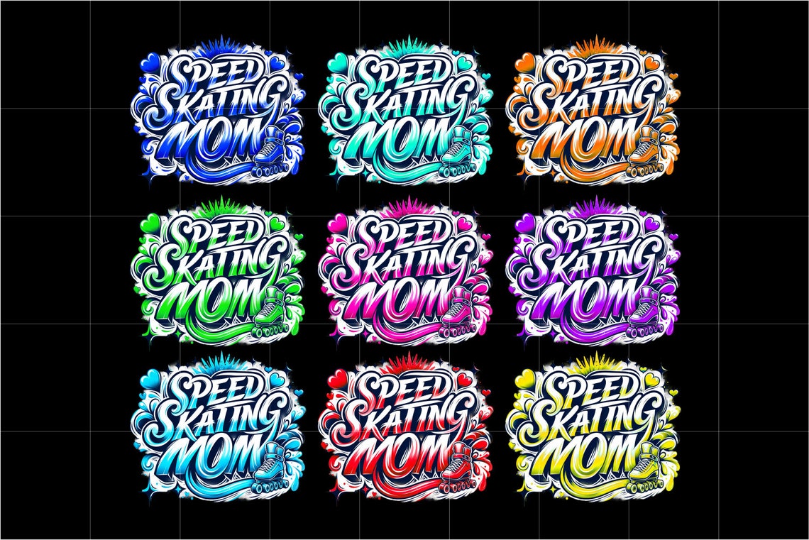 Speed Skating Mom Png - Speed Skating Png - Print File - Sublimation ...