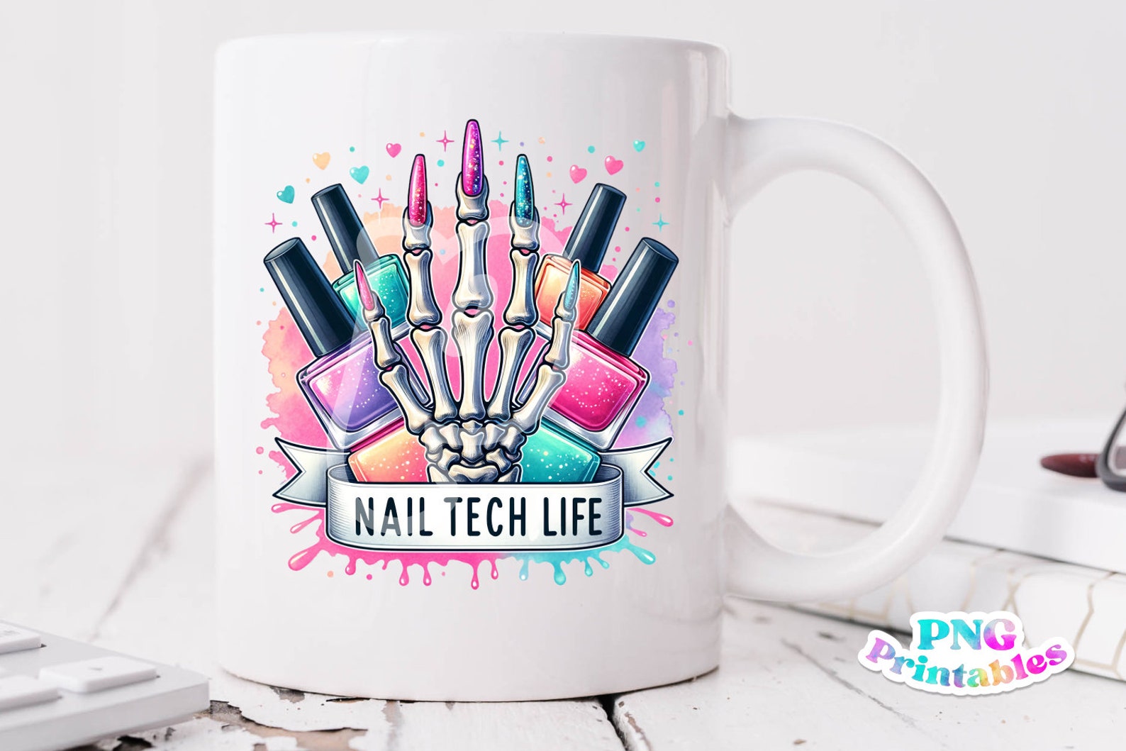 Nail Tech Life Png - Occupation Png - Print File - Nail Tech ...