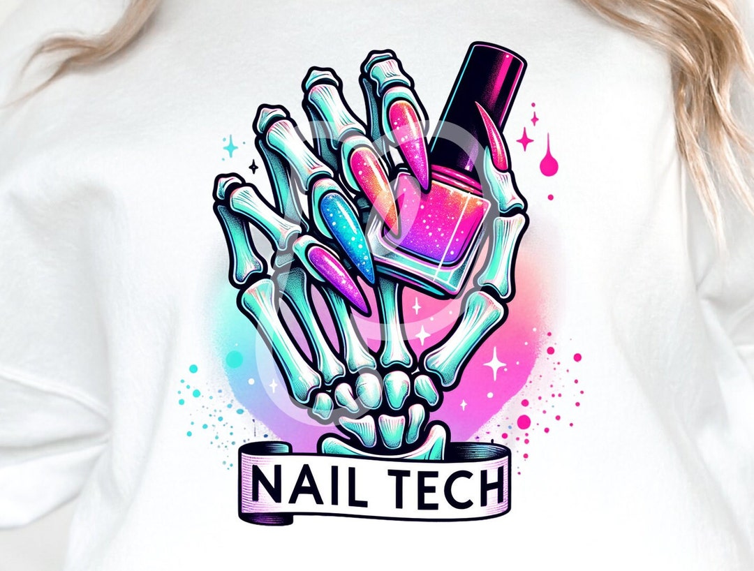 Nail Tech Png - Occupation Png - Print File - Nail Tech Sublimation ...