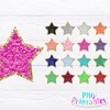 Glitter Rainbow Clipart Set / Faux Sparkle Graphic / Silver, Gold, Red ...