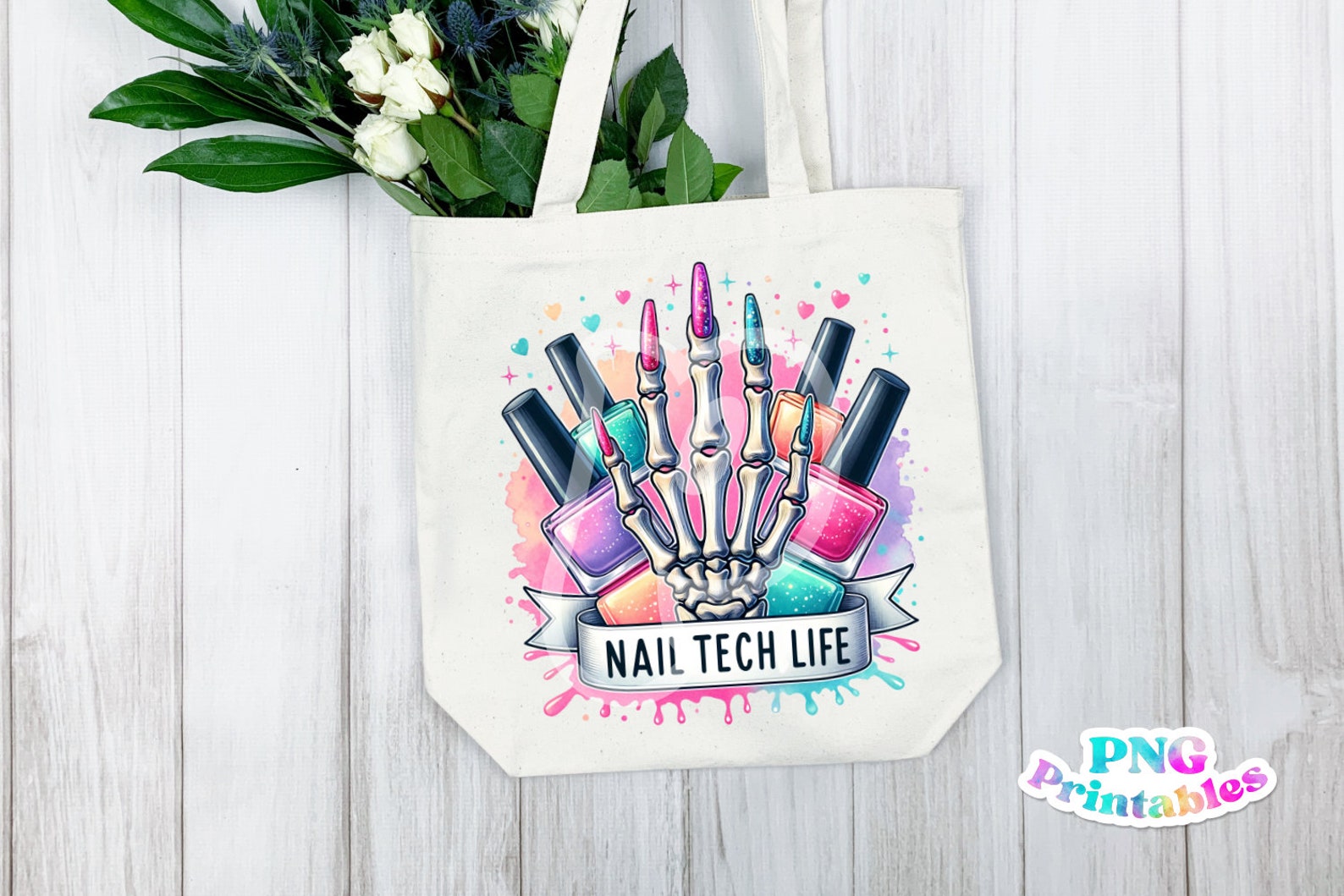 Nail Tech Life Png - Occupation Png - Print File - Nail Tech ...