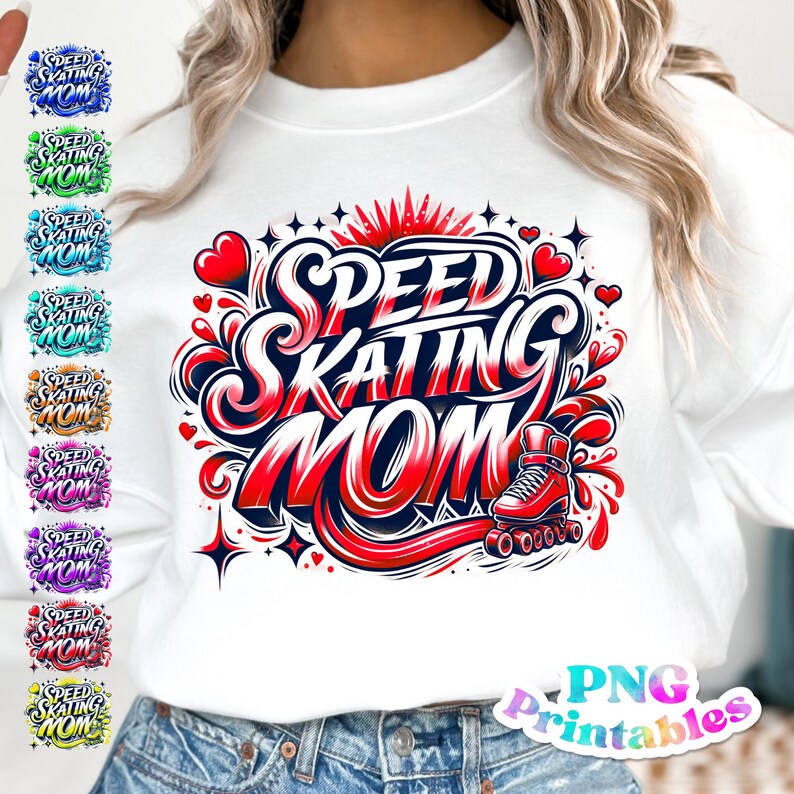 Speed Skating Mom Png - Speed Skating Png - Print File - Sublimation ...
