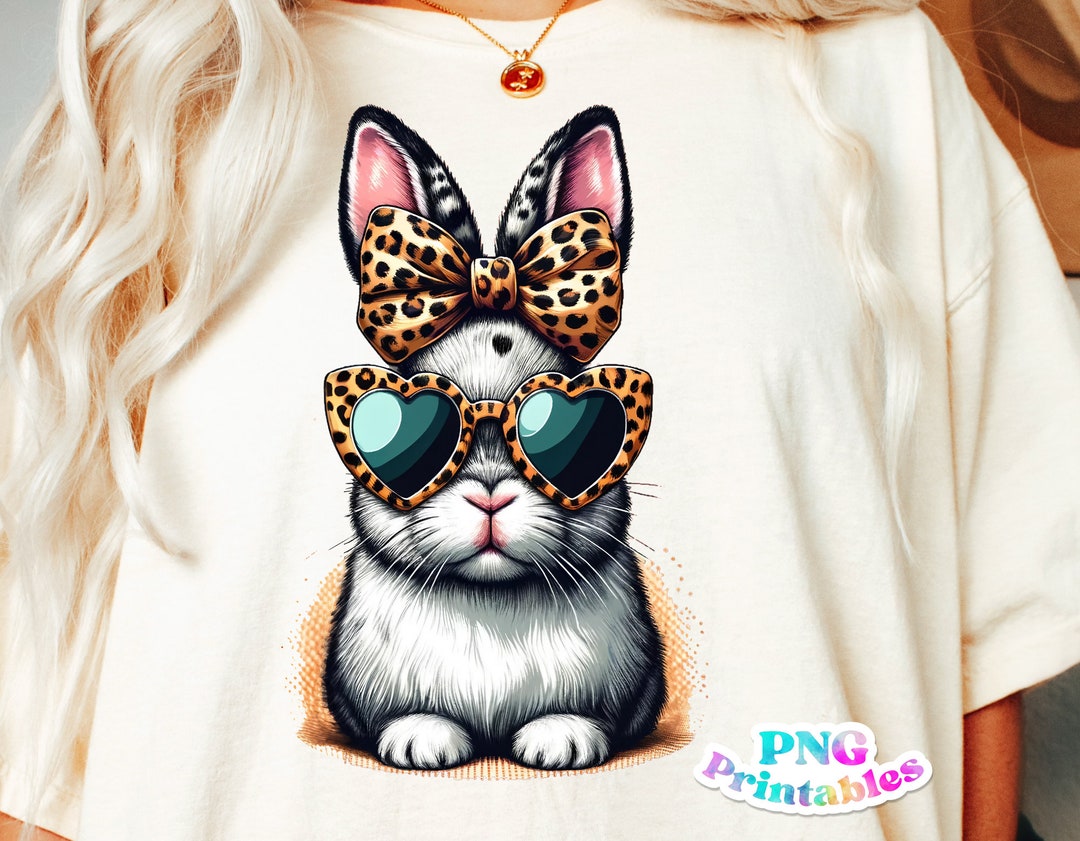 Bunny Png Rabbit Png Print File Easter Sublimation Design Easter Shirt ...