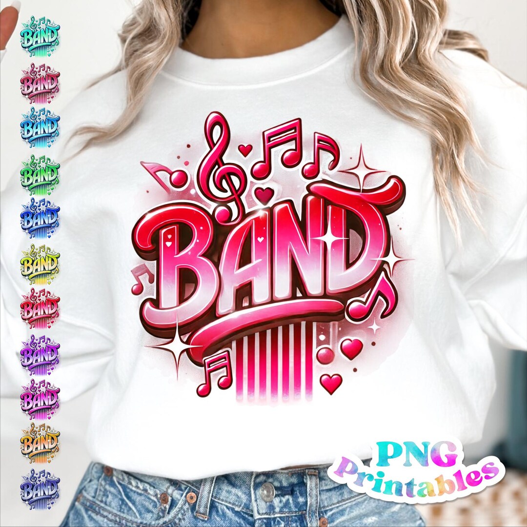 Band Png - Band Png - Print File - Sublimation Design - Sports Png ...