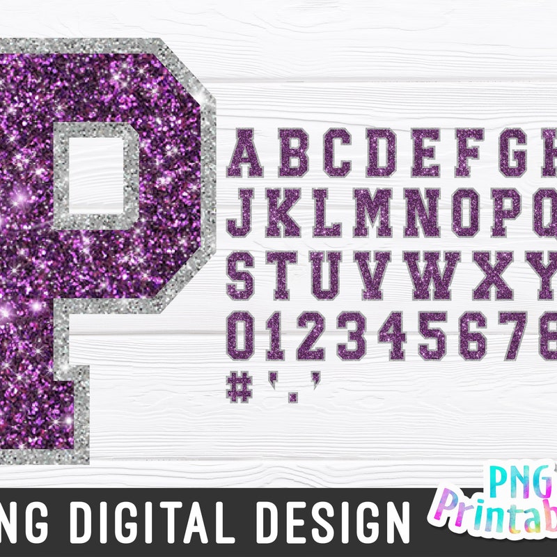 Purple Glitter Jersey - Etsy UK