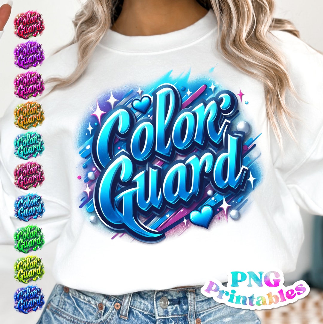 Color Guard Png - Color Guard Png - Print File - Sublimation Design ...