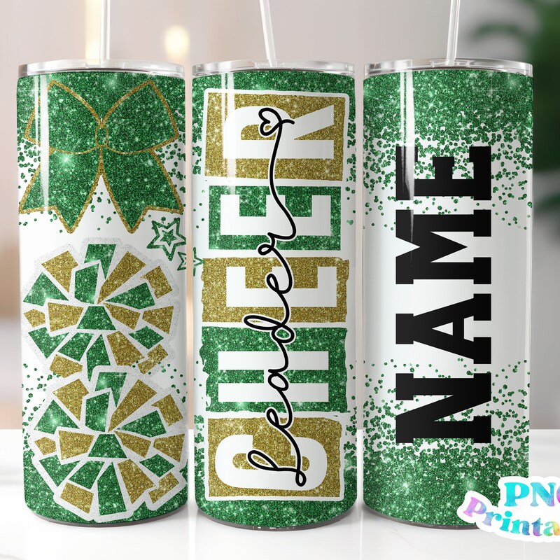 Green and Gold Cheer Wrap - Etsy