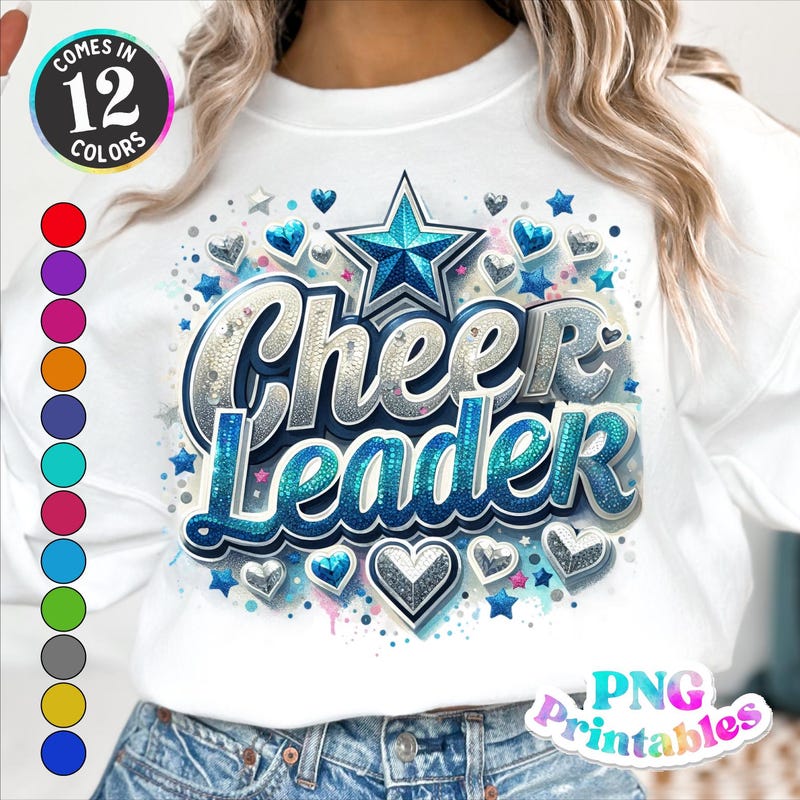 Glitter Cheer Shirt - Etsy