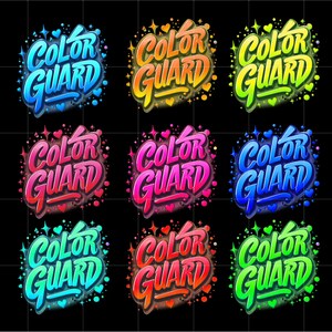 Color Guard Png - Color Guard Png - Print File - Sublimation Design ...