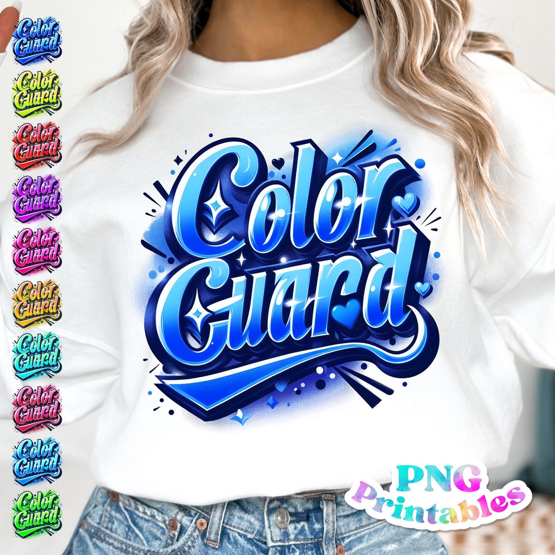 Color Guard Png - Color Guard Png - Print File - Sublimation Design ...