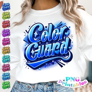 Color Guard Png - Color Guard Png - Print File - Sublimation Design ...