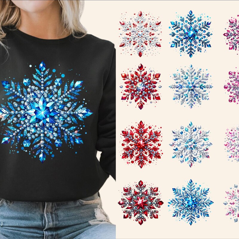 Snowflake Shirt - Etsy