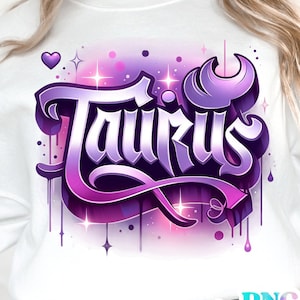 Taurus Png - Zodiac Png - Print File - Sublimation Design - Horoscope ...