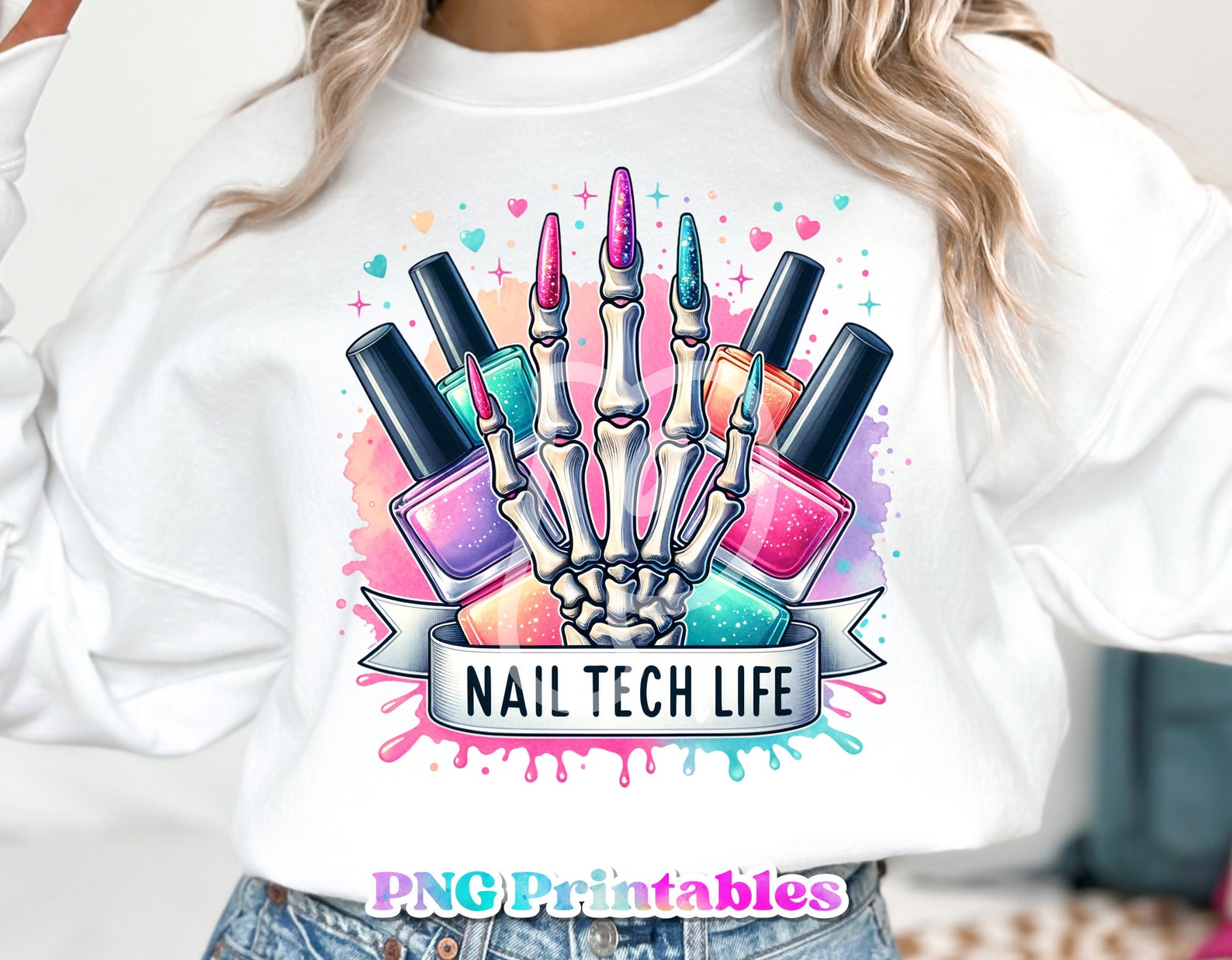 Nail Tech Life Png - Occupation Png - Print File - Nail Tech ...
