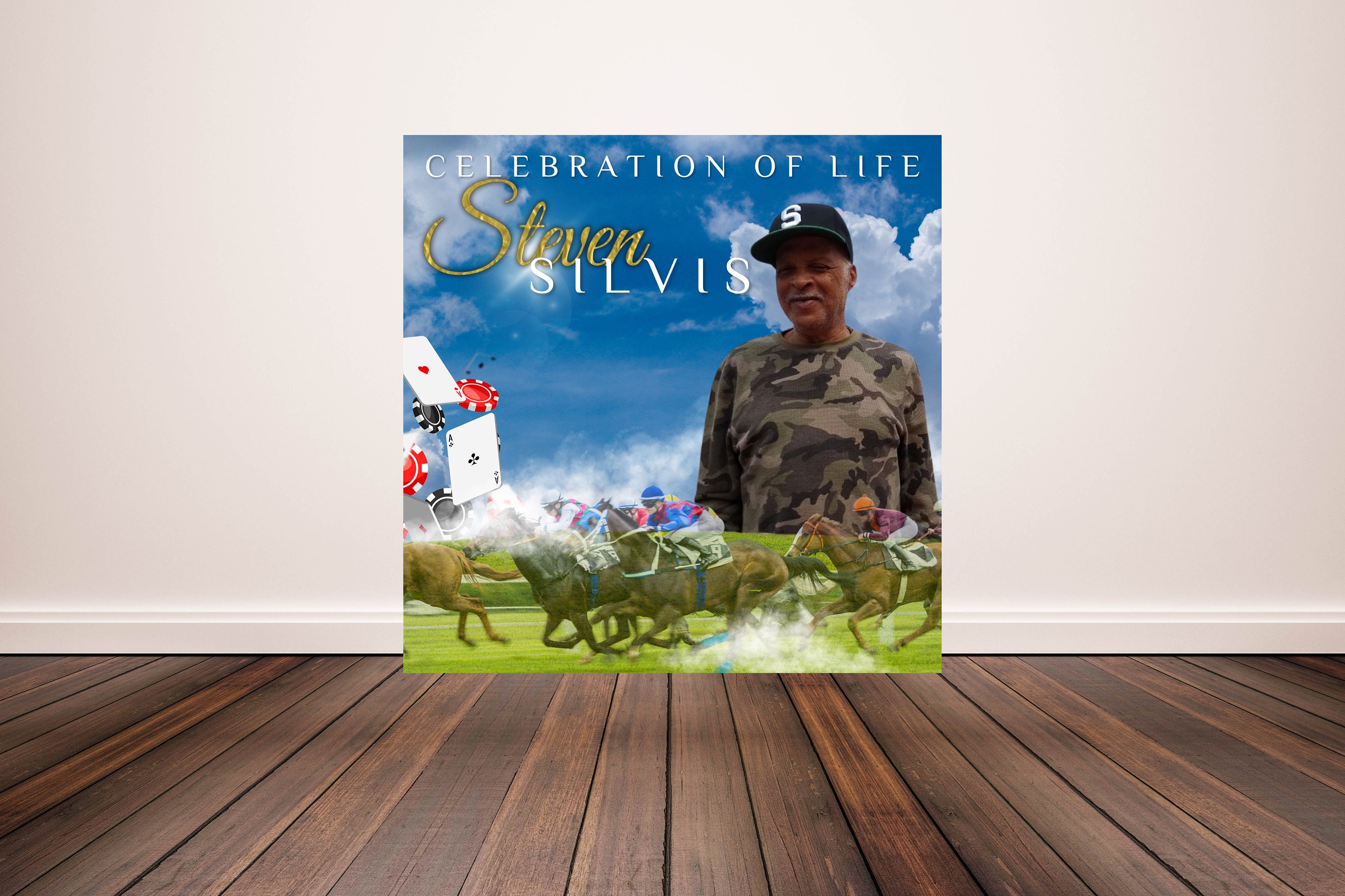 Memorial Backdrop, Long Live Banner Heavenly Birthday Backdrop Banner ...