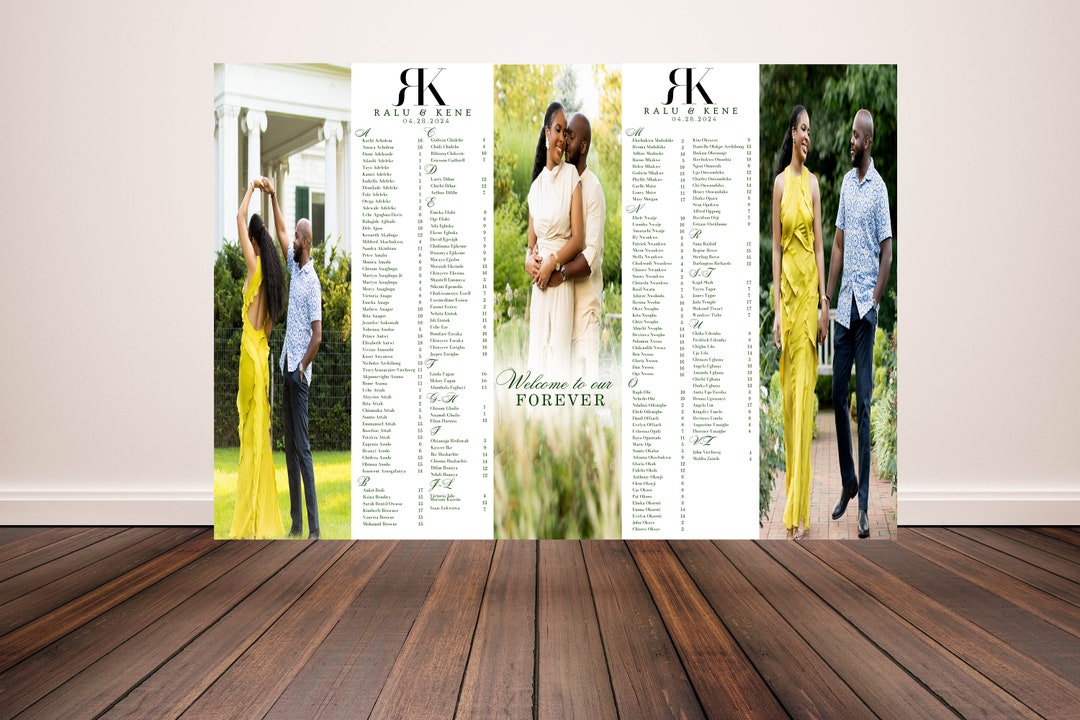 Seating Chart, Photo Boards, Large Photo, Panel Boards, Standees ...