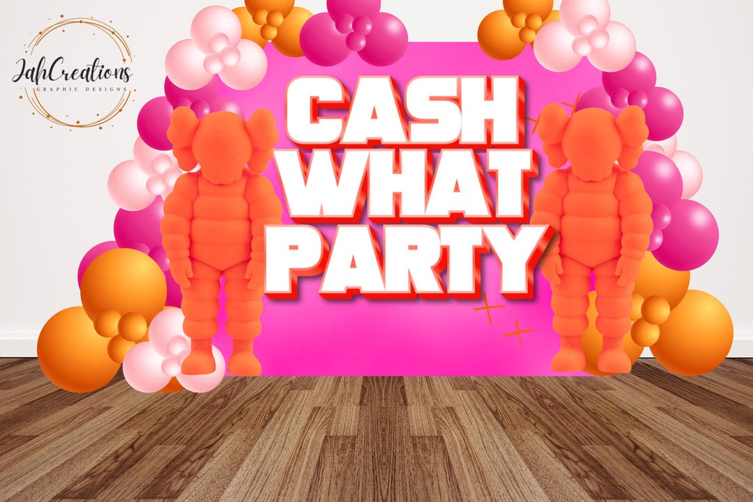 KAWS, Birthday Backdrop, Photo Board, KAWS Birthday Decor, Birthday ...