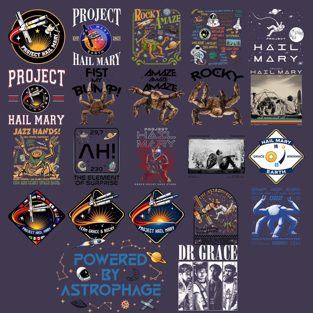 Rocky Amaze Png Bundle, Astrophage Png, Book Lover Png, Space Nerd ...