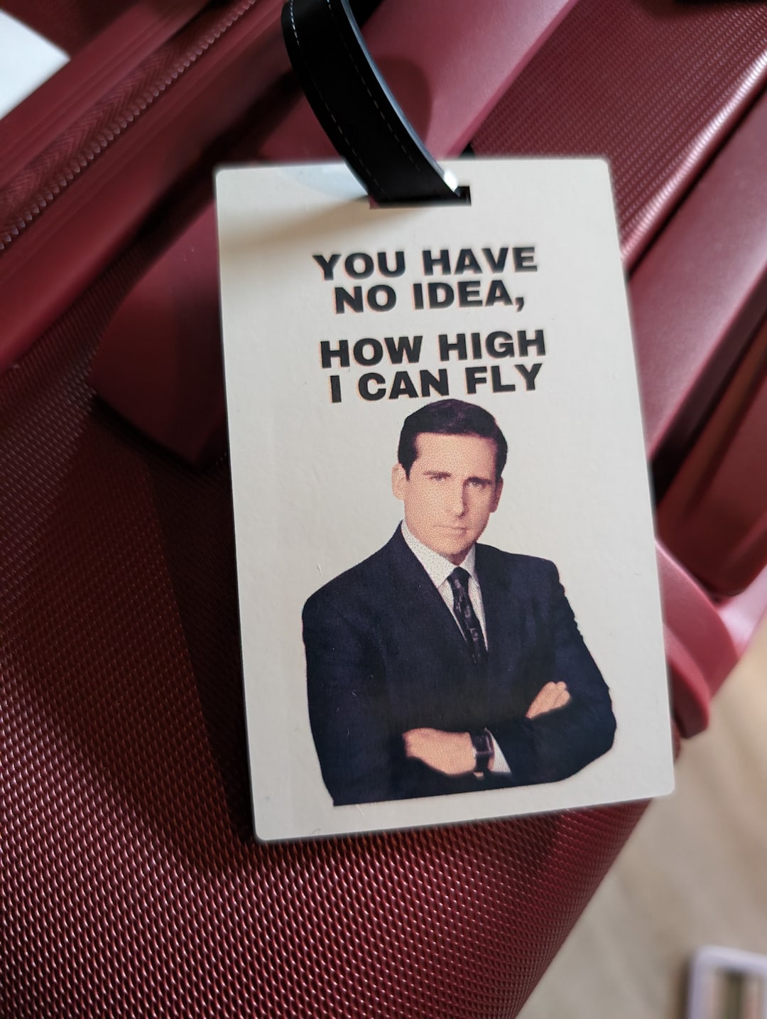 The Office Luggage Tags Dunder Mifflin Luggage Tags Funny Luggage Tags ...