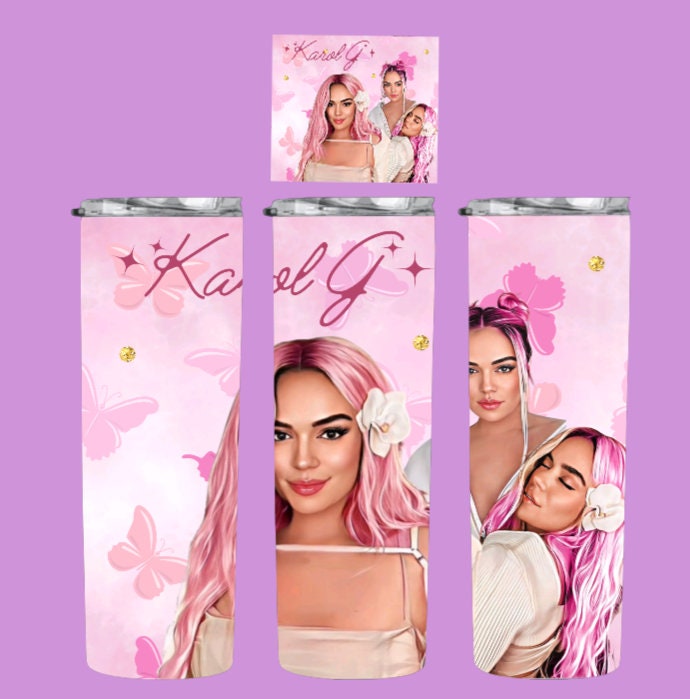 Karol G Pink Butterfly PNG Wrap - Etsy