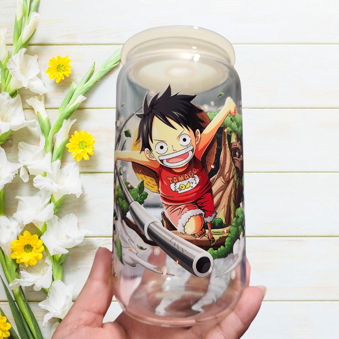 Cute Character Clear Glass Cups - Etsy