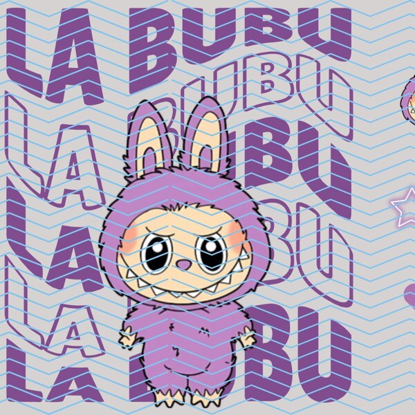 Labubu Purple - Etsy
