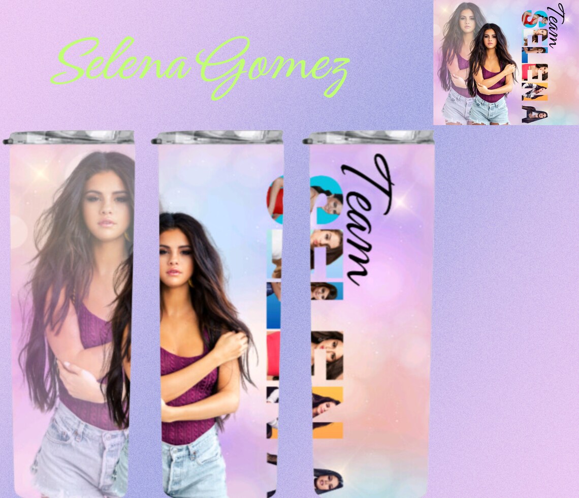 Team Selena Gomez PNG Tumbler Wrap - Etsy