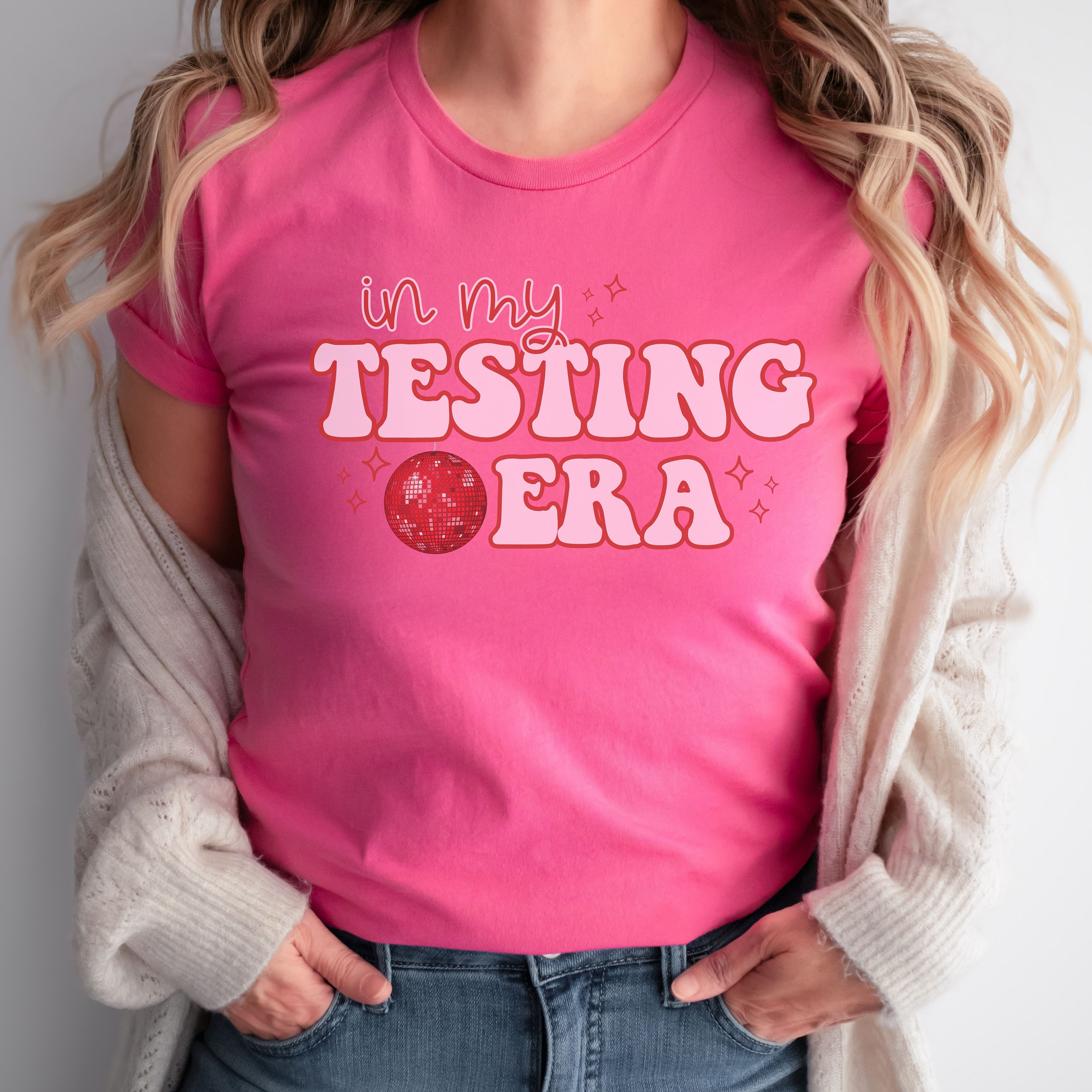 In My Testing Era State Testing Shirt Matching Teacher Tee Counselor