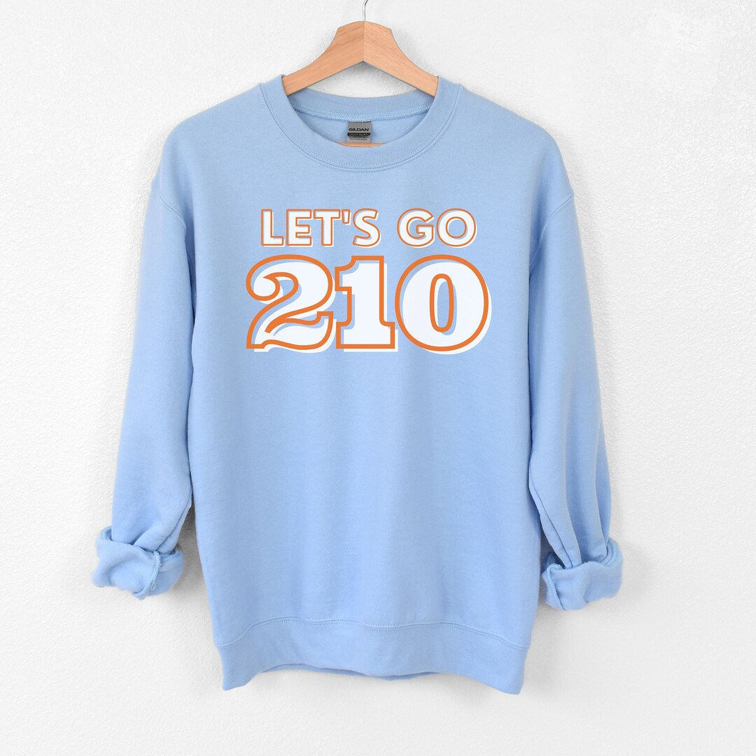 Let's Go 210 Sweatshirt, UTSA Shirt, Roadrunners Crewneck, San Antonio ...