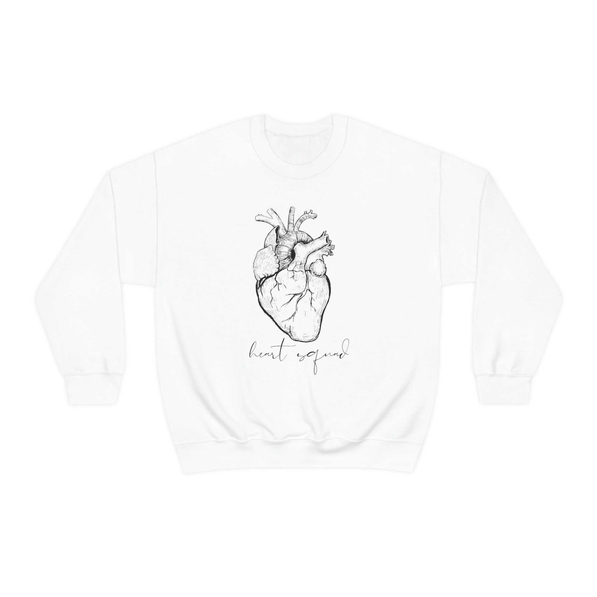 Heart Squad Office Shirt, Anatomical Heart Sweatshirt, Anatomy Teacher ...