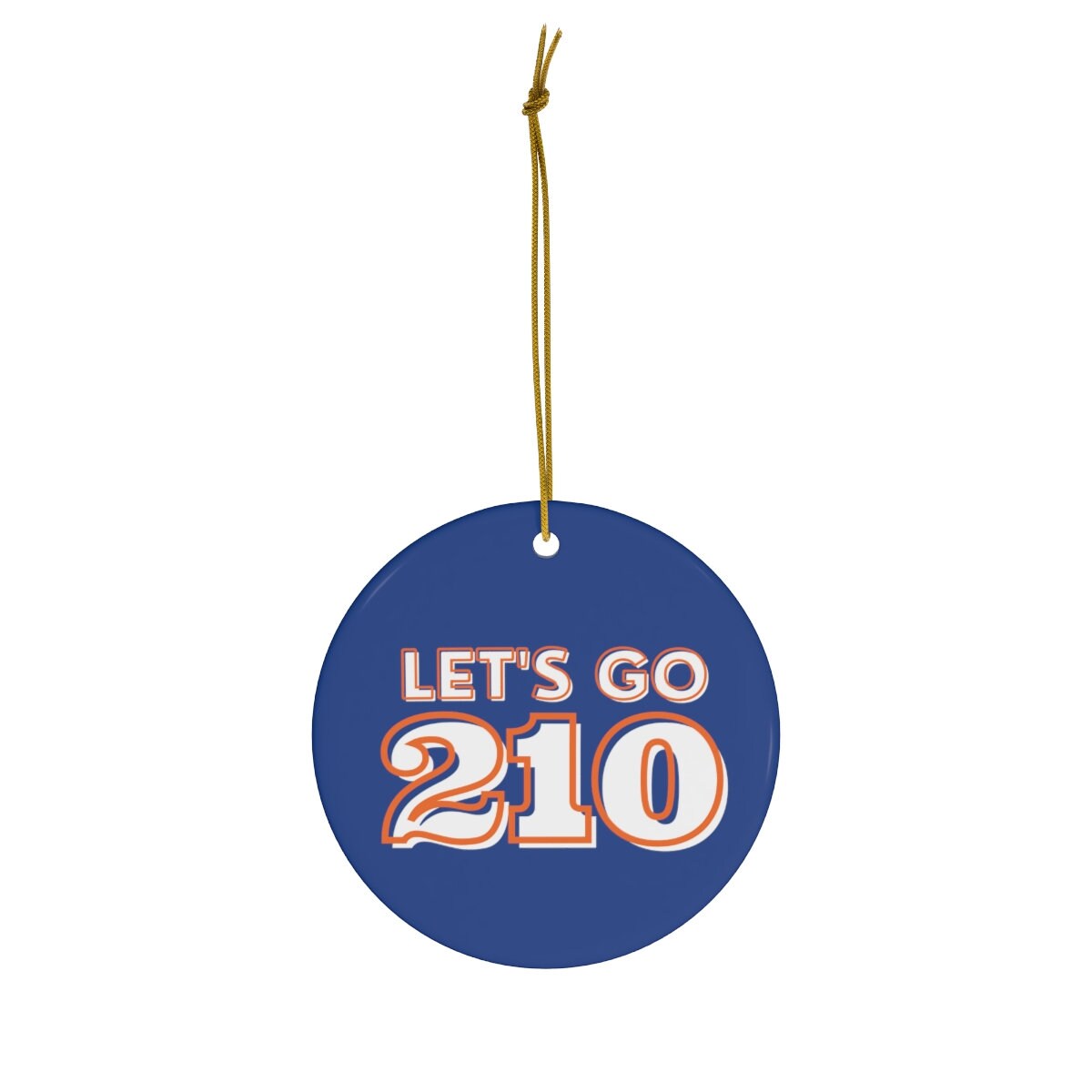 Let's Go 210 UTSA Ornament, UTSA 2023 Holiday Ornament, Utsa ...